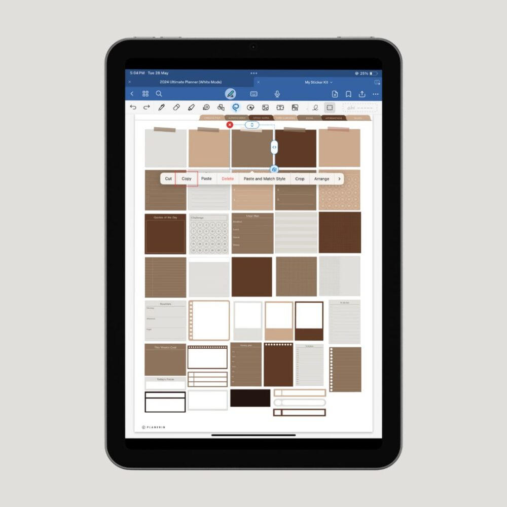 How To Add And Use Digital Stickers In Goodnotes?