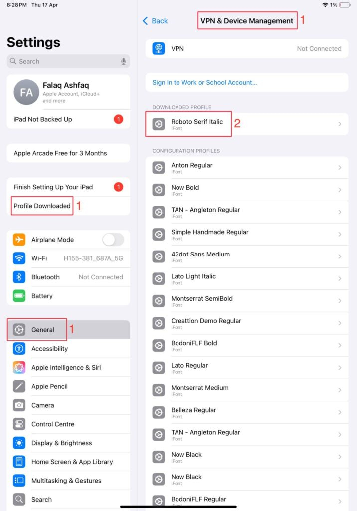 How To Install Fonts On iPad Using iFont?