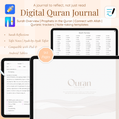 Digital Islamic Planners And Journals